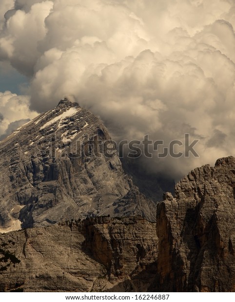 High Mountain Cliffs Dolomites Stock Photo 162246887 | Shutterstock