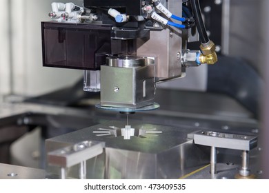 Cnc Wire Cut Machine Cutting High Stock Photo (Edit Now) 279080525