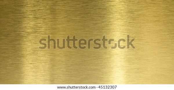 High Quality Brushed Brass Texture Light Stock Photo 45132307 ...