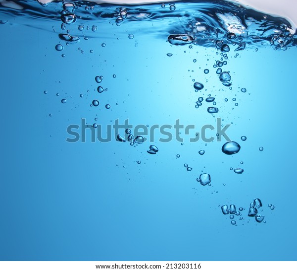 High Resolution Bubbles Clean Drinking Water Stock Photo 213203116 ...