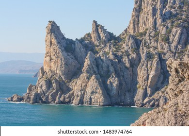 High Sharp Rock Mount That Submerged Stock Photo (Edit Now) 1483974764