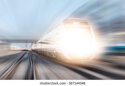 High Speed Train Stock Photo 587144348 | Shutterstock