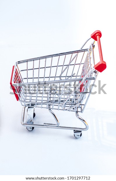 High View Empty Shooping Cart Troley Stock Photo 1701297712 | Shutterstock