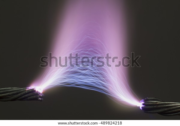 High Voltage Electrical Spark Stock Photo 489824218 | Shutterstock