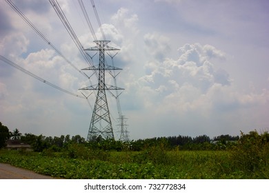 115 Kv Transmission Lines Front Outdoor Stock Photo (Edit Now) 242095432
