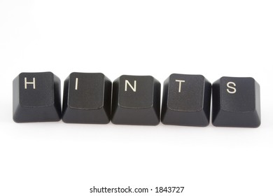 Hints Formed By Keys Computer Keyboard Stock Photo 1843727 | Shutterstock