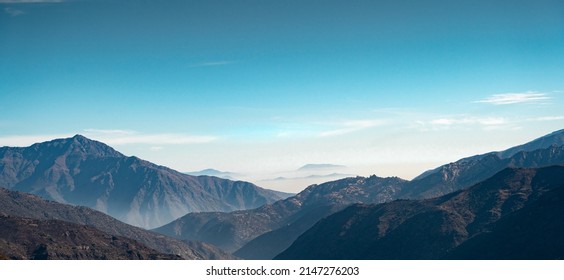 Horizontal Panoramic View Mountain Range Distance Stock Photo ...