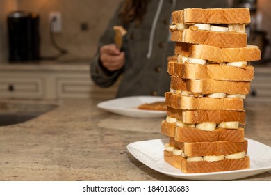 745 Peanut Butter Sandwich Stack Images, Stock Photos & Vectors ...