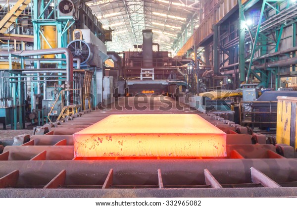 Hot Slab Rolling Table Hot Slab Stock Photo (Edit Now) 332965082