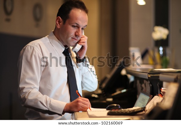 Hotel Concierge Stock Photo (Edit Now) 102160069