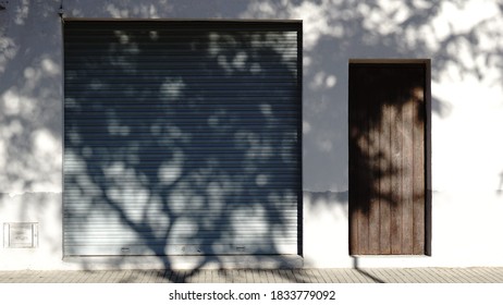 House Facade Tree Shadow Background Stock Photo 1833779092 | Shutterstock