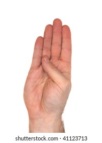 How Sign Letter B Using American Stock Photo 41123713 | Shutterstock