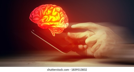 Human Brain Activity Plexus Lines Stock Photo 1839513832 | Shutterstock