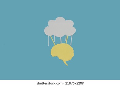 Human Brain Cloud Connected Creative Art Stock Photo 2187692209 ...