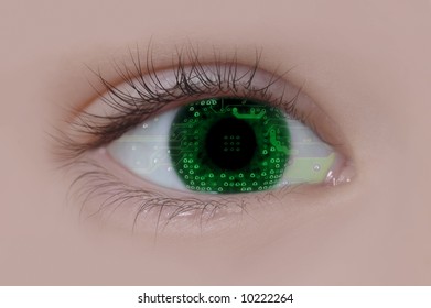 Human Eye Computer Board Stock Photo 10222264 | Shutterstock