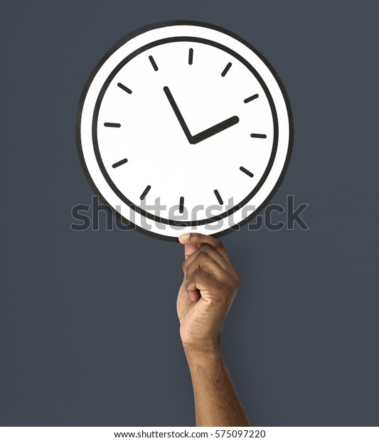 Human Hand Holding Clock Time Stock Photo 575097220 | Shutterstock