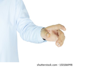 Human Hand Point Something Isolate Stock Photo 150186998 | Shutterstock