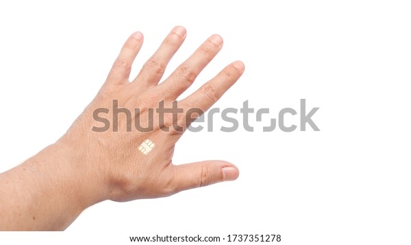 Human Hand Wrist Implanted Microchip Human Stock Photo 1737351278 ...