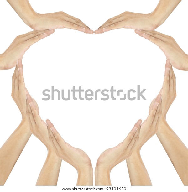Human Hands Make Heart Shape Stock Photo 93101650 | Shutterstock