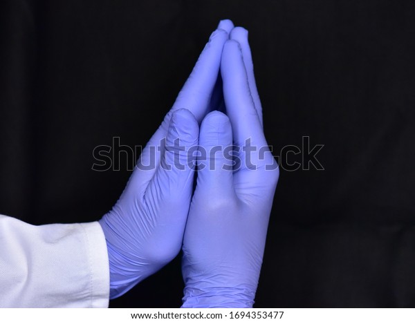 Human Hands Position Supplication Concept Gestural Stock Photo ...