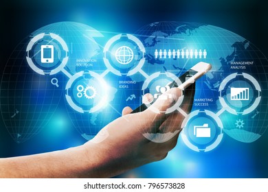 Human Hands Using Smartphone Stock Photo 796573828 | Shutterstock