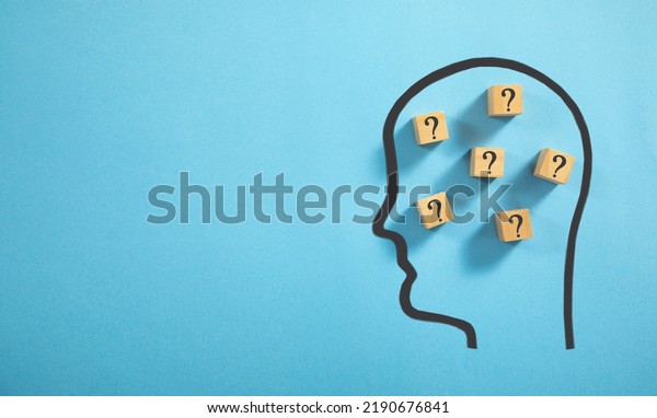 Human Head Question Marks Solving Problem Stock Photo 2190676841 ...