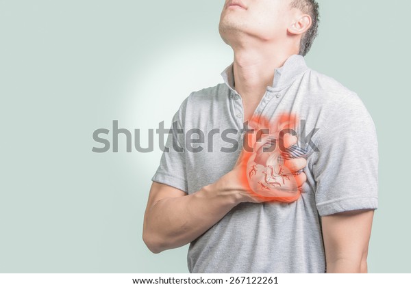 Human Heart Attack Isolates Stock Photo 267122261 | Shutterstock