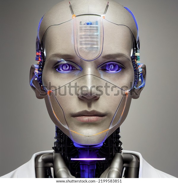 Human Robot Dna Modification Future Doctors Stock Photo 2199583851 ...