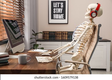 368 Skeleton using computer Images, Stock Photos & Vectors | Shutterstock