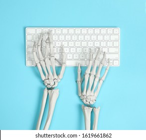 368 Skeleton using computer Images, Stock Photos & Vectors | Shutterstock