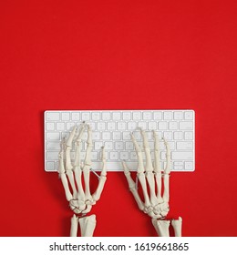 368 Skeleton using computer Images, Stock Photos & Vectors | Shutterstock
