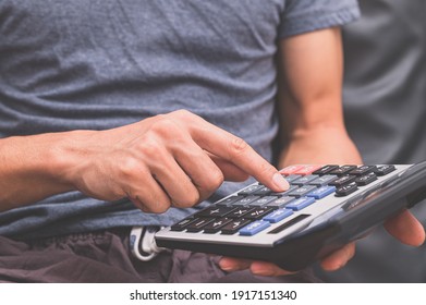 Human Using Calculator Stock Photo 1917151340 | Shutterstock