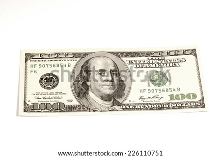 Hundred Bucks Stock Photo (Edit Now) 226110751 - Shutterstock