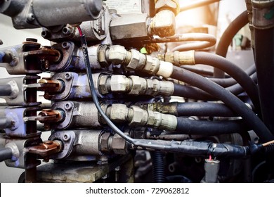 Hydrostatic Motor Cranecrane Engine Control Systemelectronic Foto stock ...