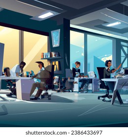 Hyper Realistic Interior Perspective Diverse Inclusive AI-generated ...