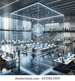 Building Using 3d Hologram AI-generated image 2477697965 | Shutterstock
