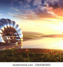 Hyper-realistic Snail Shell-shaped Architecture Inspired By AI ...