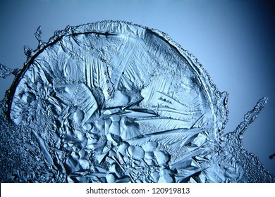 Ice Background Microscopic Stock Photo (Edit Now) 120919813