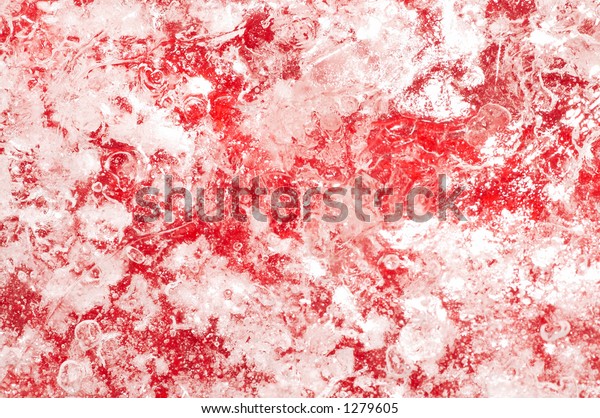 Ice Background Red Below Stock Photo 1279605 | Shutterstock