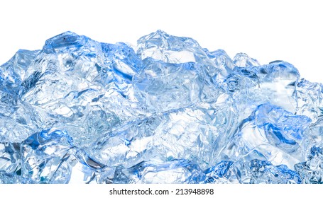 Ice Cubes Isolated On White Background Stock Photo (Edit Now) 1842249793