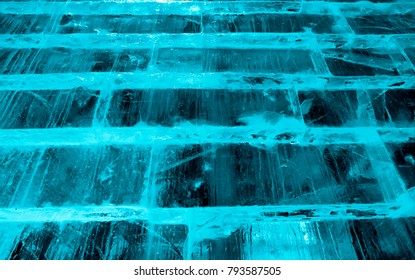 Ice Brick Wall Texture Using Background Stock Photo 793587505 ...