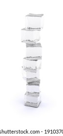 Ice Cube Column Stock Photo 1910370 | Shutterstock