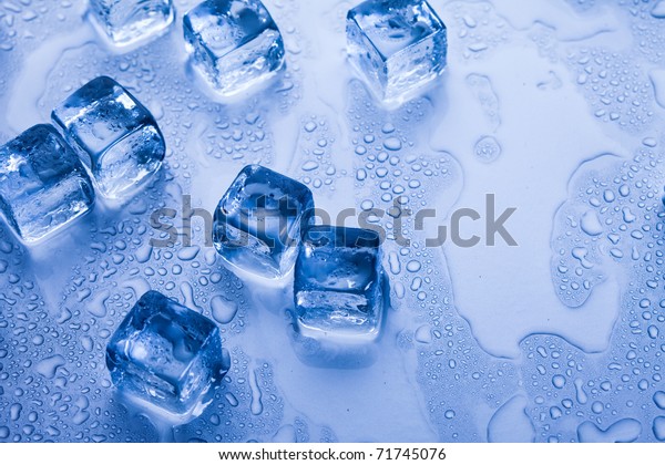 Ice Cubes Aqua Stock Photo 71745076 | Shutterstock