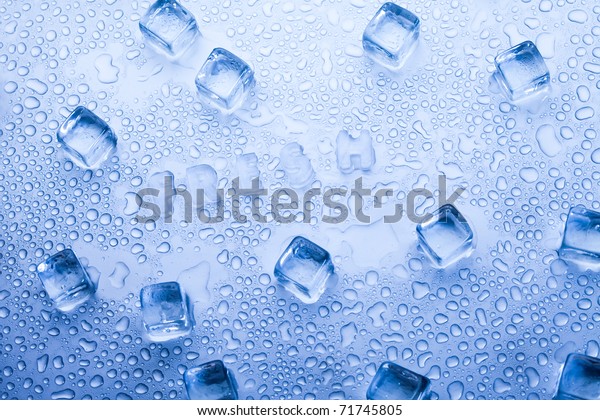 Ice Cubes Aqua Stock Photo 71745805 | Shutterstock