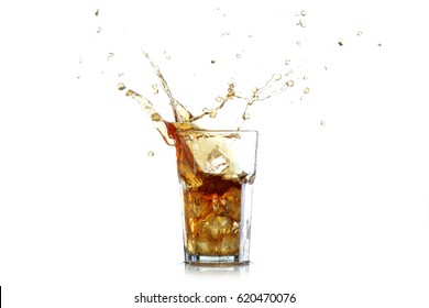Ice Tea Splash Stock Photo (Edit Now) 620470076