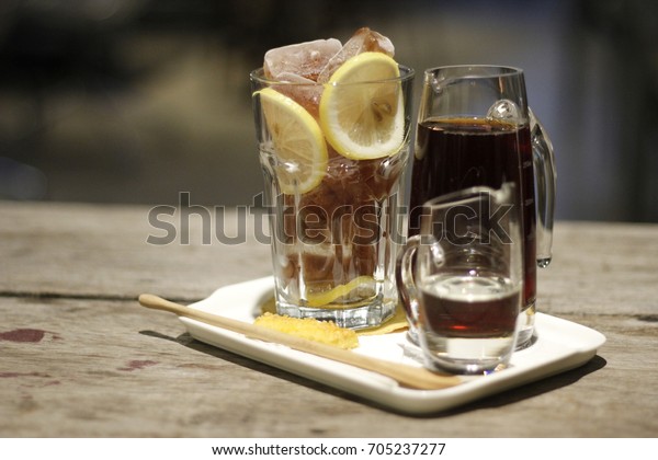 Iced Lemon Tea Set Stock Photo 705237277 | Shutterstock
