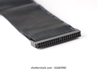 Ide Cable Closeup View Isolated On Stock Photo (Edit Now) 64208056