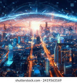 Digital Tranformation Futuristic Application Infrastructure Cloud AI ...