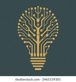 Ideation Program Logo 2d Ligth Bulb AI-generated image 2465159803 ...