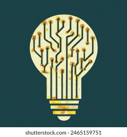 Ideation Program Logo 2d Ligth Bulb AI-generated image 2465159803 ...